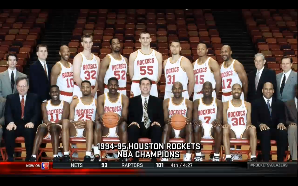 The 1994 & 1995 Houston Rockets Championship Dynasty